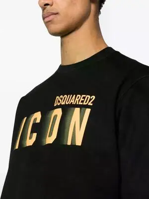 Dsquared2 Icon Blur Cool Fit Cotton Sweatshirt - Black