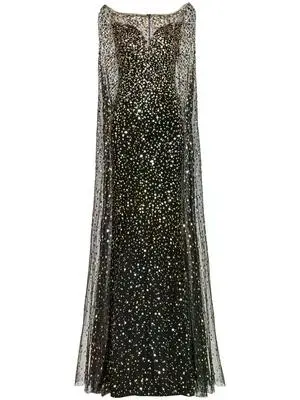 Jenny Packham Cap Sleeves Evening Dresses