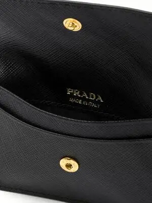 Prada Triangle-plaque Card Holder