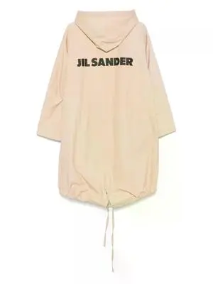 JIL SANDER Logo-print Coat