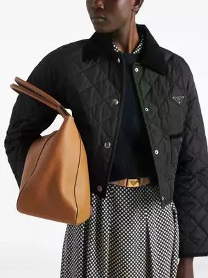 Prada Quilted Re-nylon Jacket - Black
