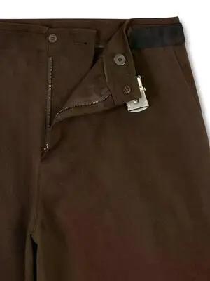 STUDIO TOMBOY Belted Wool Trousers