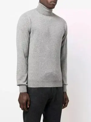 Corneliani Cashmere Roll-neck Jumper - Grey