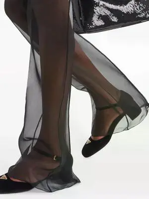 Prada Flared Organza Trousers