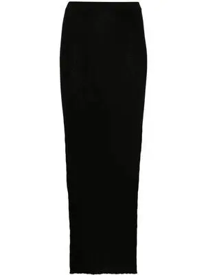 Rick Owens Sacris Ribbed-knit Maxi Skirt