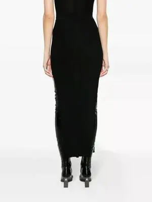 Rick Owens Sacris Ribbed-knit Maxi Skirt