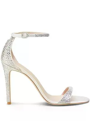 STUART WEITZMAN 100mm Nudist Shine Sandals