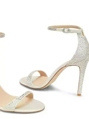 STUART WEITZMAN 100mm Nudist Shine Sandals
