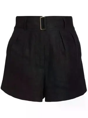 Hevron Belted Shorts For Women