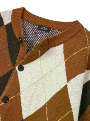 STUDIO TOMBOY Argyle-pattern Cardigan