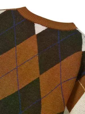 STUDIO TOMBOY Argyle-pattern Cardigan