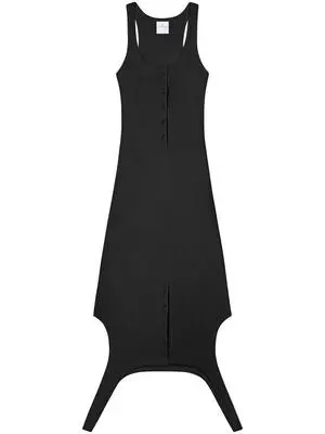 COURREGES Reversed Hem Dress - Black