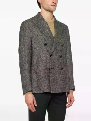 Tagliatore Double-breasted Blazer - Grey