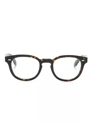 Oliver Spencer N.01 Square-frame Glasses - Brown