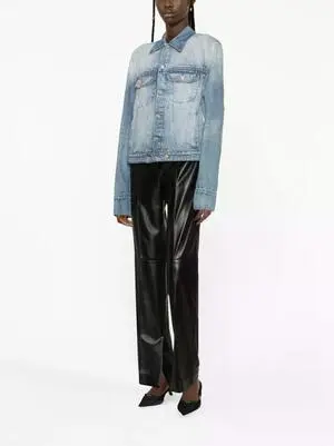 COURREGES Strap-embellished Denim Jacket