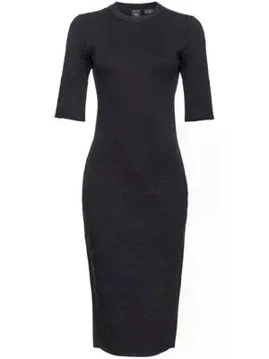Pinko Logo-embossed Knitted Dress