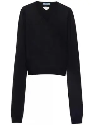 Prada Wool V-neck Sweater