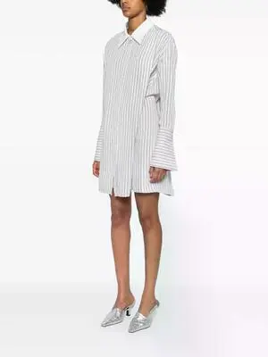 COURREGES Striped Button-up Shirt