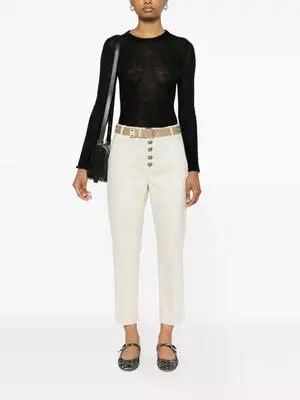 DONDUP Nima Logo-plaque Trousers