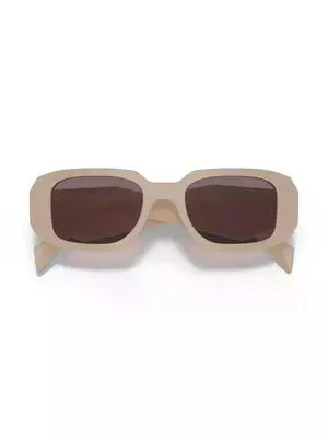 Prada Rectangle-frame Glasses - Neutrals