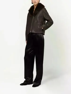 JIL SANDER Satin-finish Trousers