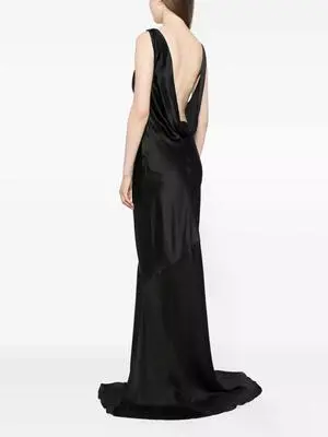 Kiki De Montparnasse Silk Cowl Neck Dress