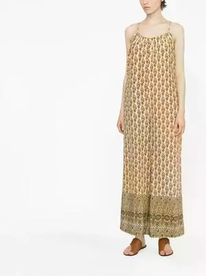 Gold Hawk Provence Silk Jumpsuit