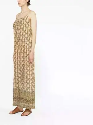 Gold Hawk Provence Silk Jumpsuit