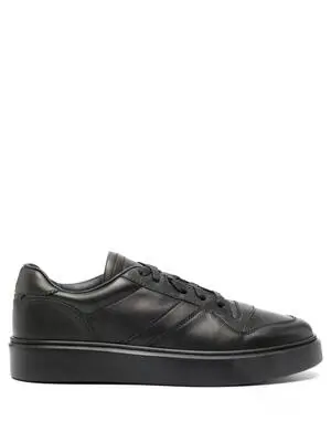 DOUCAL'S Leather Logo-debossed Sneakers