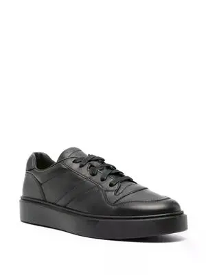 DOUCAL'S Leather Logo-debossed Sneakers