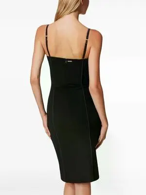 TWINSET Hooked Bustier Midi Dress