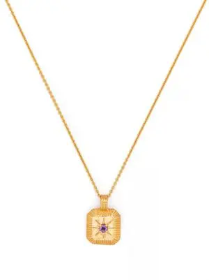 MISSOMA February Birthstone Pendant Necklace - Gold