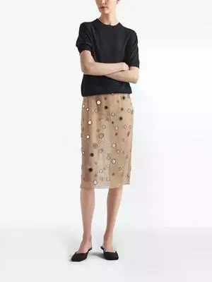 Prada Triangle-logo Cashmere Knitted Top