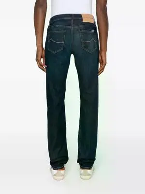 Jacob Cohen Bard Mid-rise Slim-fit Jeans - Blue