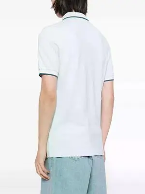 Fred Perry Logo-embroidered Cotton Polo Shirt - Blue
