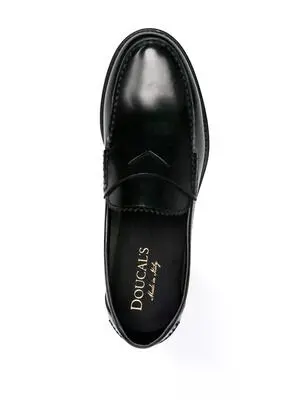 DOUCAL'S Patent Leather Penny Loafers