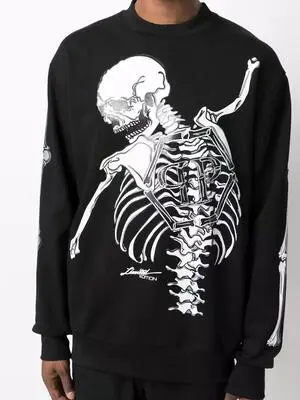 Philipp Plein Skeleton Print Sweatshirt