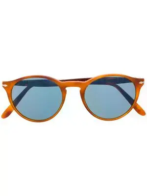 Persol Round Frame Sunglasses - Brown