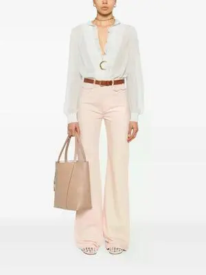 Chloé Flared Jeans - Pink