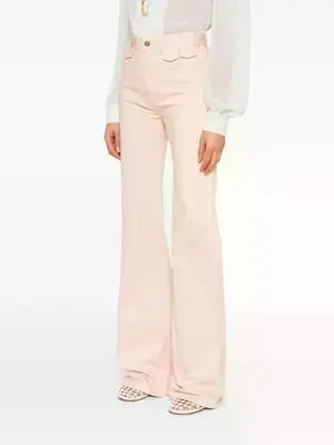 Chloé Flared Jeans - Pink