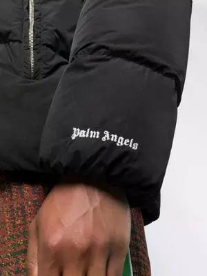 Palm Angels Logo-embroidered Padded Jacket