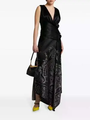 Etro Jacquard Silk Maxi Dress