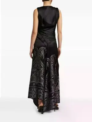 Etro Jacquard Silk Maxi Dress
