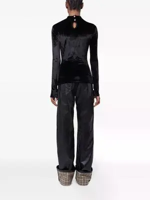 Rabanne Draped Velvet Top