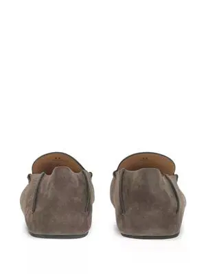 TOD'S Suede Loafers - Brown