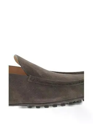 TOD'S Suede Loafers - Brown