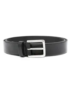 DELL'OGLIO Buckle-fastening Leather Belt - Black