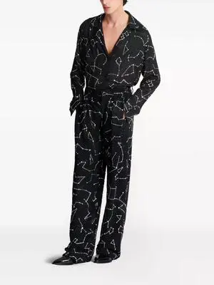 Balmain Constellation Embroidered Trousers