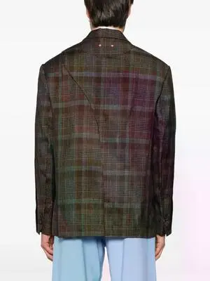 Andersson Bell Soe-check Double-breasted Blazer