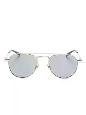 Saint Laurent Pilot-frame Sunglasses - Silver